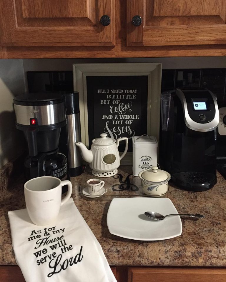 90+ Beautifully Designed Countertop Coffee Stations - Lures And Lace