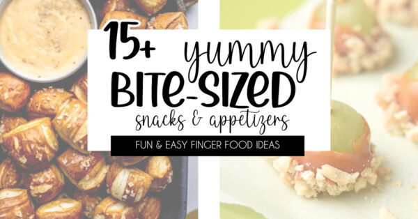 Simple One Bite Appetizers and Finger Foods for a Party